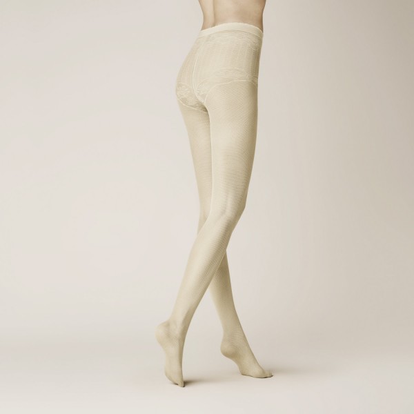 Kunert - Collant à la structure résille fine et à la culotte au motif ...